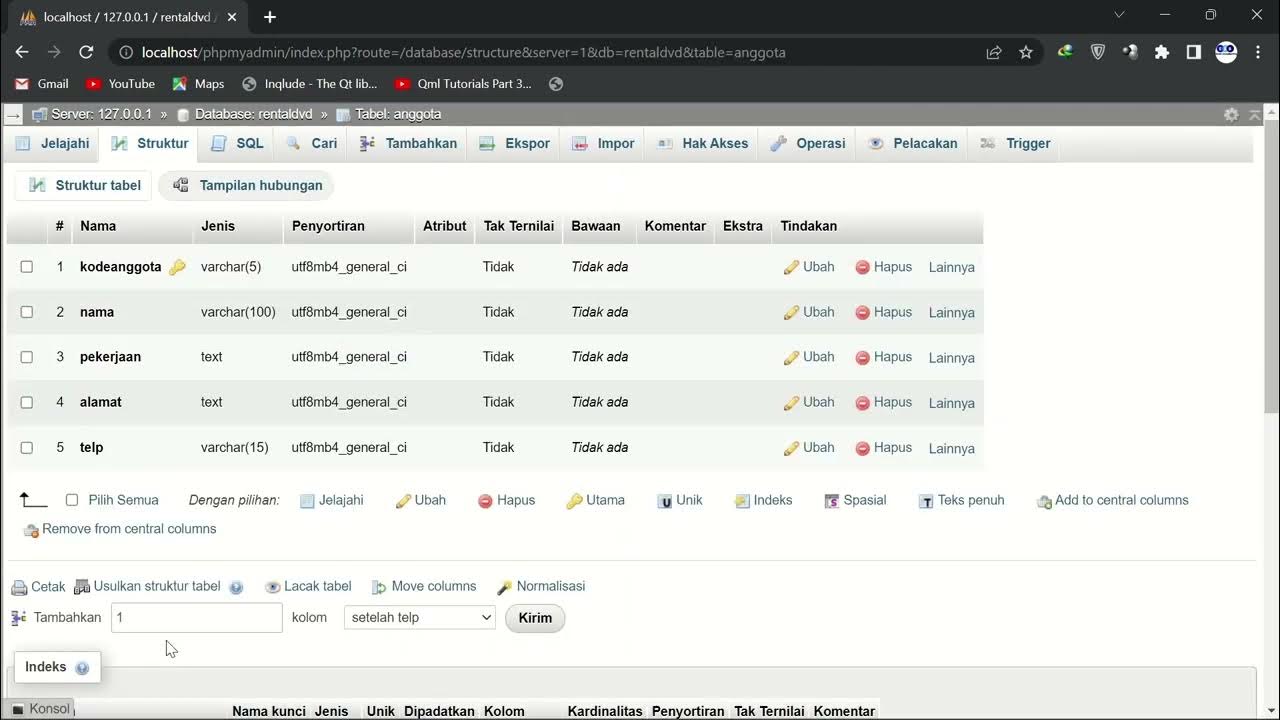 02 Relasi Tabel MySQL On Delete dan On Update - YouTube