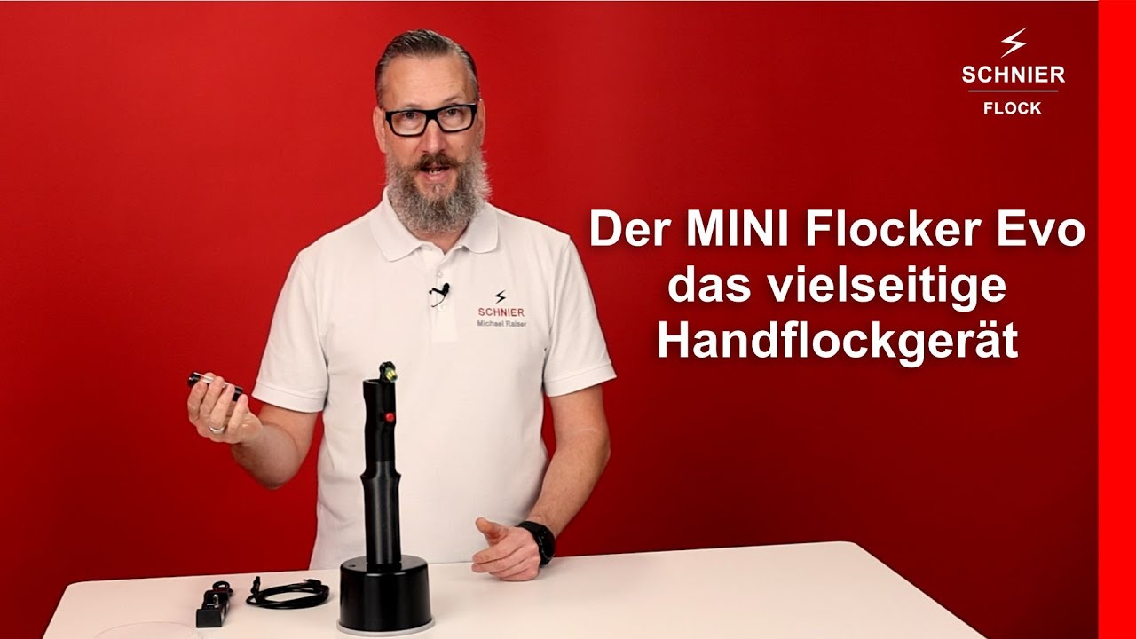 Vorstellung MINI Flocker Evo (Handflockgerät) - YouTube
