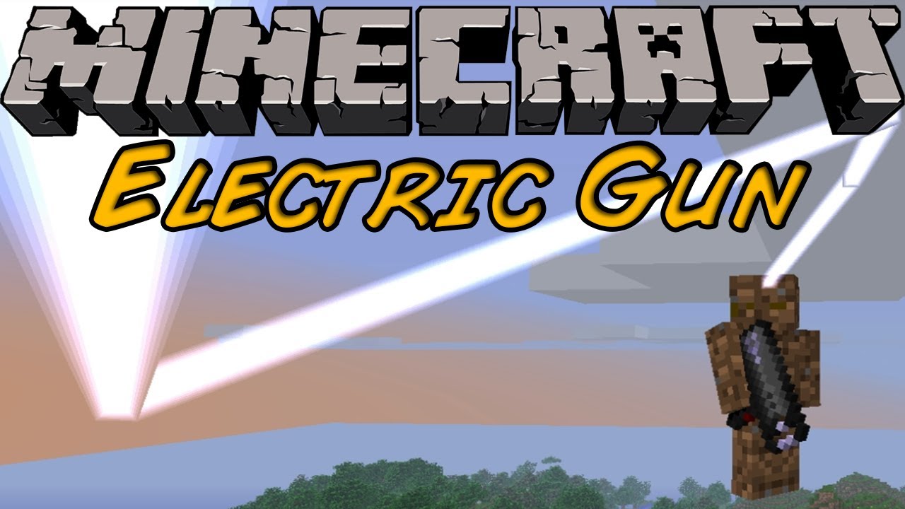Minecraft Mods - ELECTRIC RAY GUN MOD! [1.4.6] - YouTube