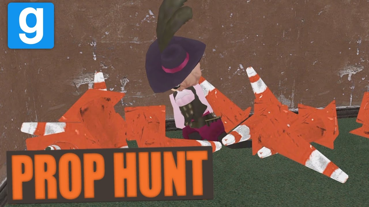 Gmod Prop Hunt - Venting in Office & MORE CONES - YouTube