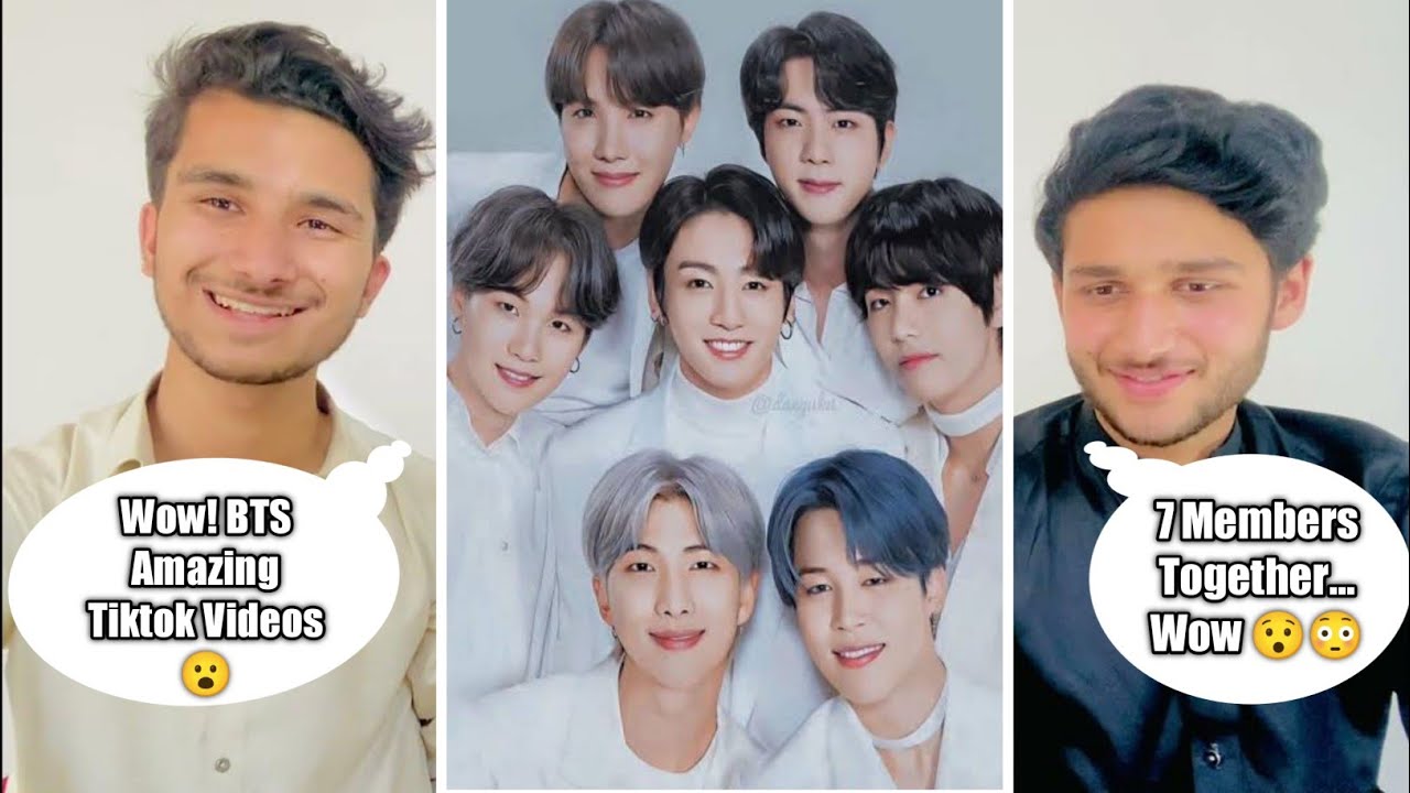 Pakistani React ON BTS Tiktok Edits Compilation 2023 | 7 Members ...