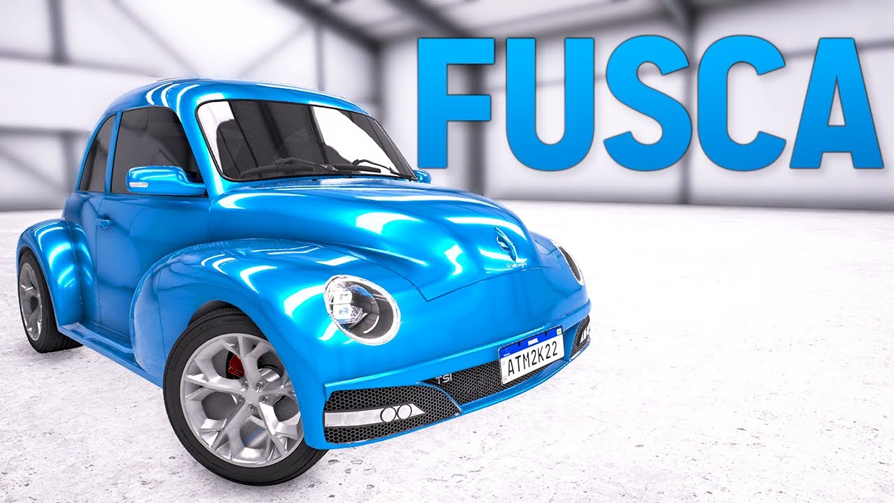 CRIEI um FUSCA "POPULAR" MODERNO - YouTube