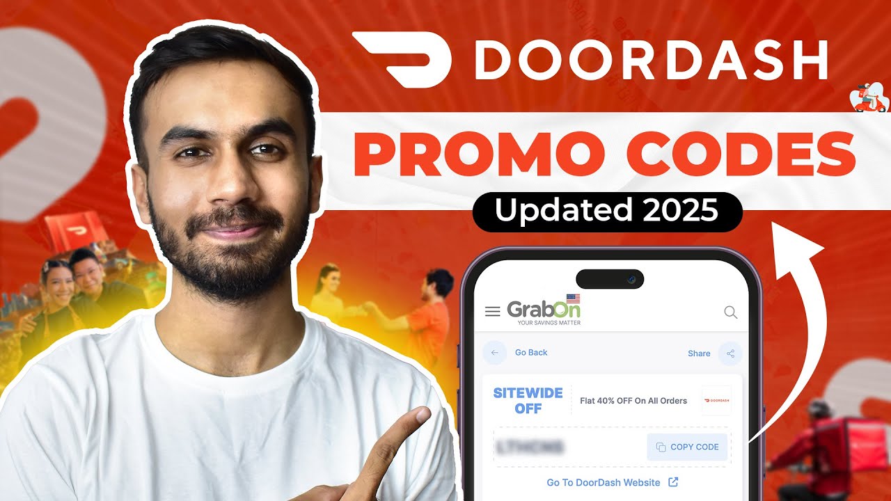 DoorDash Promo Code Today 2025 | Redeem DoorDash Promo Code - YouTube