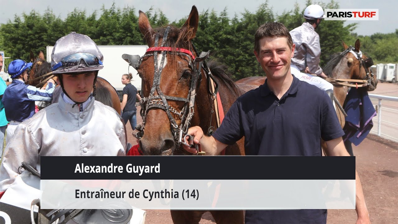 Alexandre Guyard, entraîneur de Cynthia (10/03 à Enghien) - YouTube
