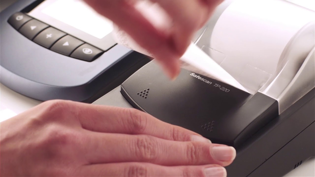 Safescan 6155 Money Counting Scale with Printer Port - YouTube