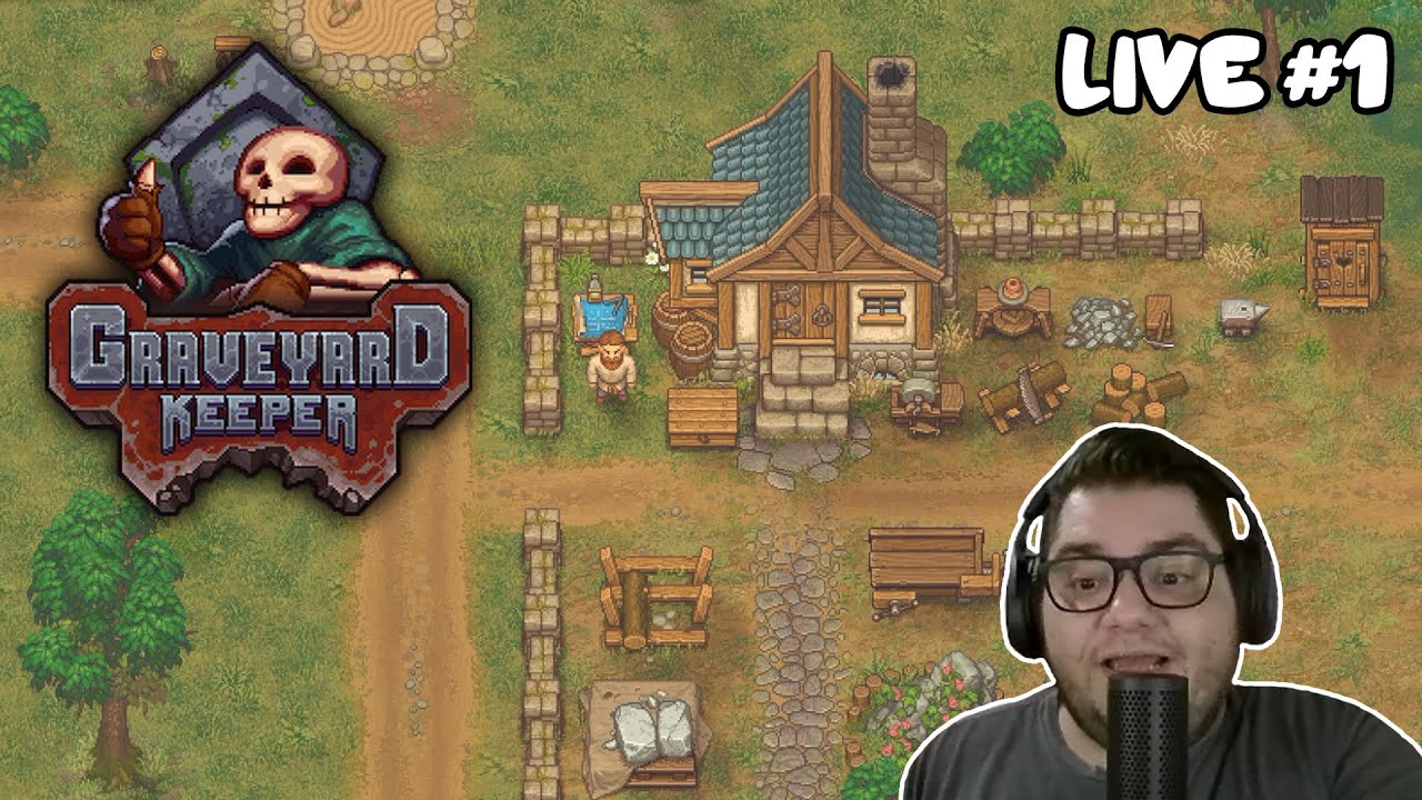 O STARDEW VALLEY DE COVEIRO!? | GRAVEYARD KEEPER #1 - YouTube