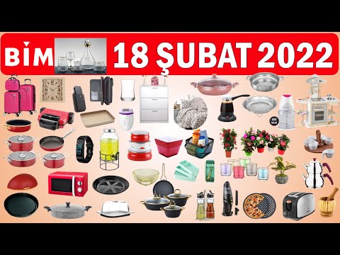BİM 18 ŞUBAT 2022 AKTÜEL ÜRÜN KATALOĞU | MUTFAK & ÇEYİZLİK BEKLENEN ÜRÜNLERİ | BİM MARKET BU HAFTA