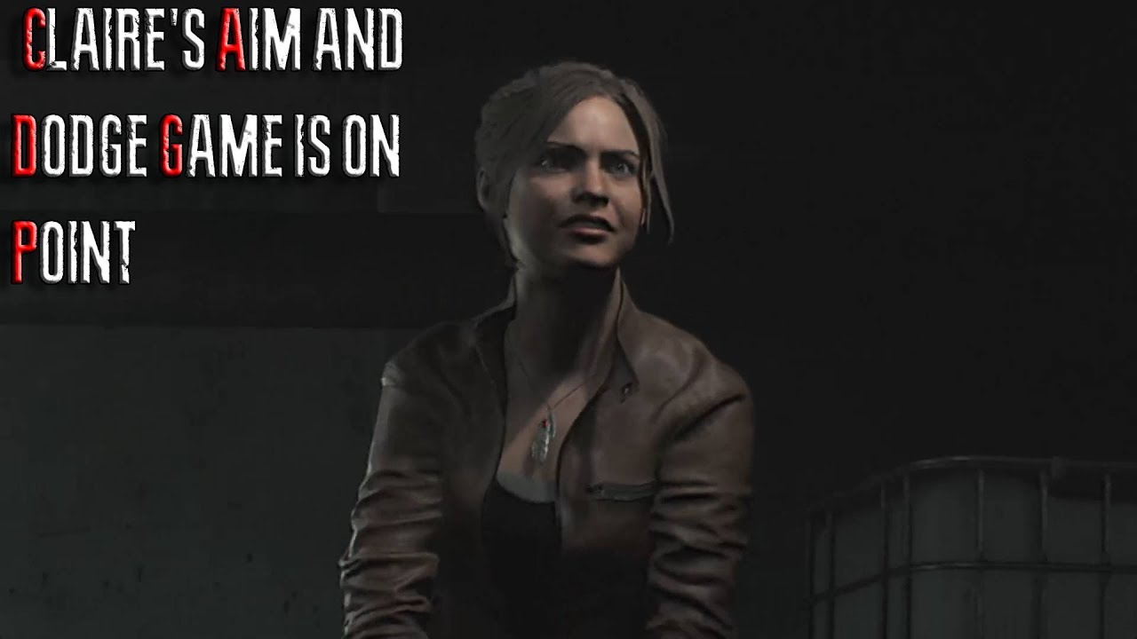 Resident Evil 2 Remake - Claire's Aim and Dodge Game Is on Point - YouTube