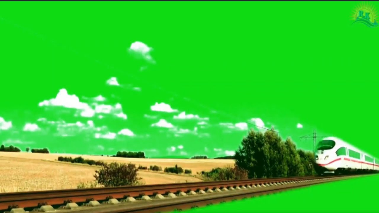 Bullet Train Green Screen HD video - YouTube