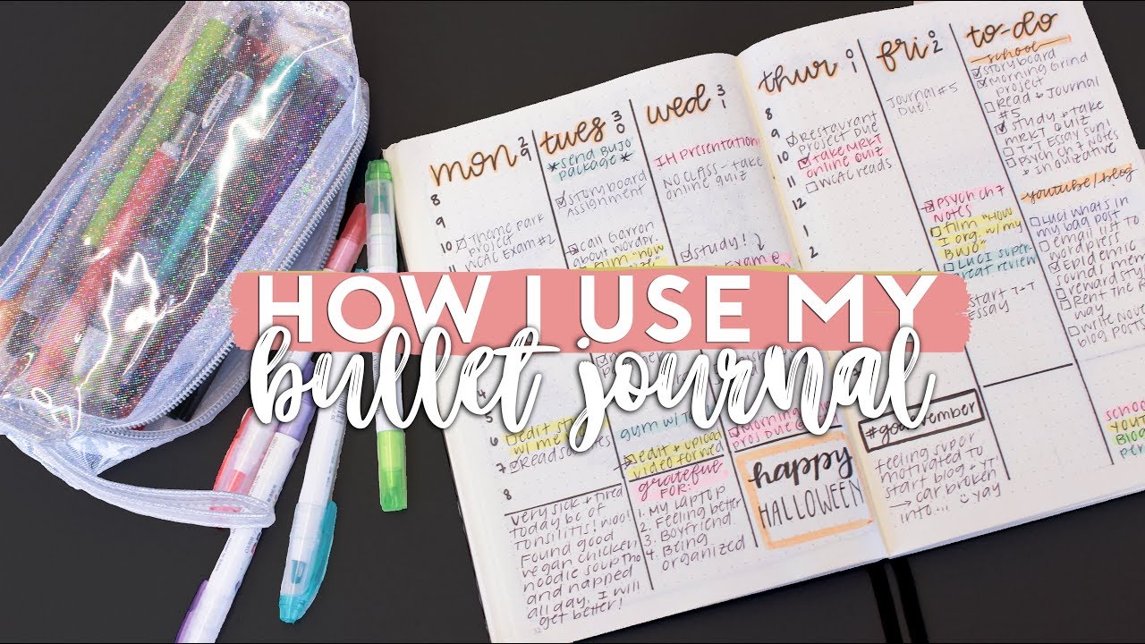 How I Use My Bullet Journal to be Productive AF | Reese Regan - YouTube