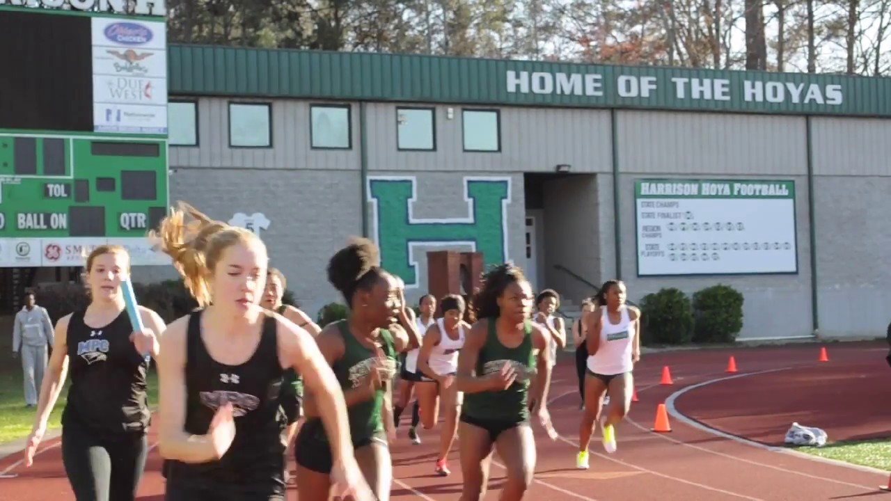 Harrison High School track meet 3/14/17 - YouTube