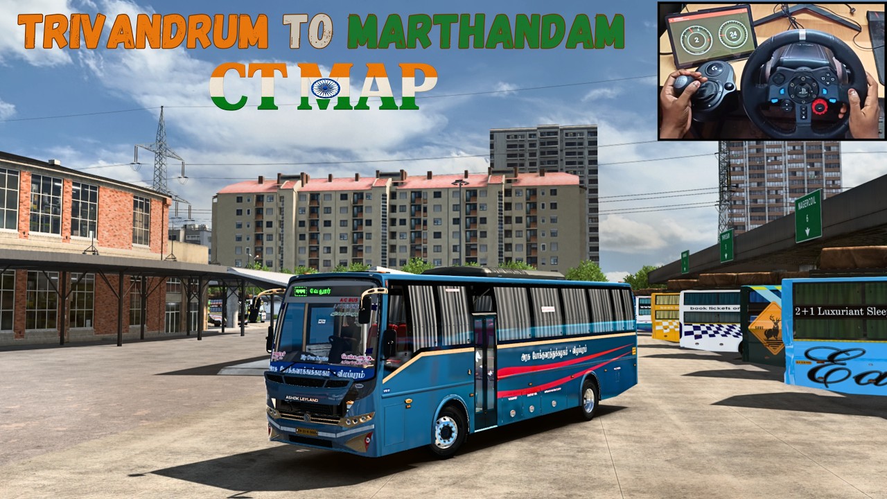 NEW EXCLUSIVE CT MAP GAMEPLAY 🤯 | Trivandrum to Marthandam | TNSTC ...
