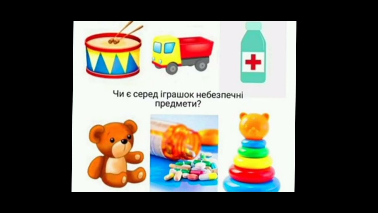 ОБЖД Дидактична гра Знайди небезпечні предмети Youtube