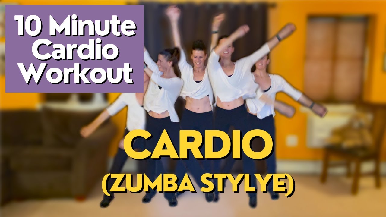 10 Minute Cardio Workout! Zumba style. Move and have fun with the music ...