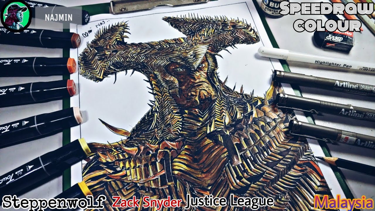 Steppenwolf Zack Snyder Justice League draw | #Najartwork #zacksnyder # ...