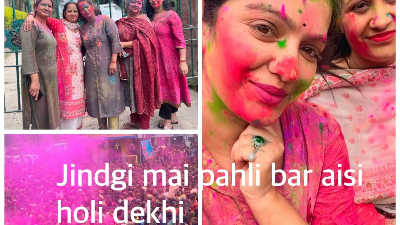 Aisi holi kbhi na dekhi na manai ||mandi ki famous holi || - YouTube