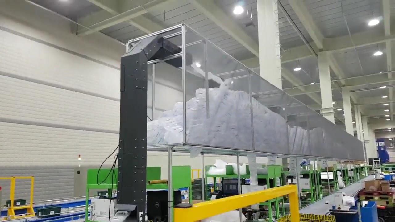 Air Cushion Delivery System OverHead Hopper ET1005 - YouTube