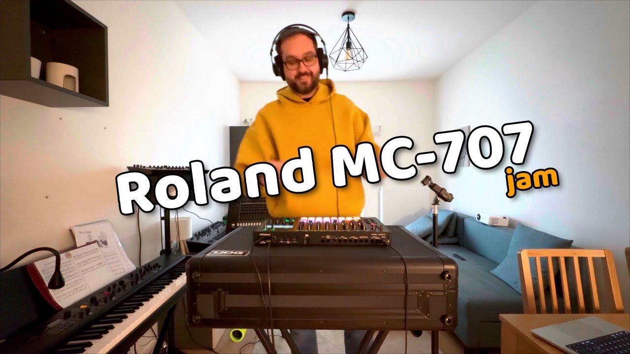"Automation" - first Roland MC-707 jam - YouTube