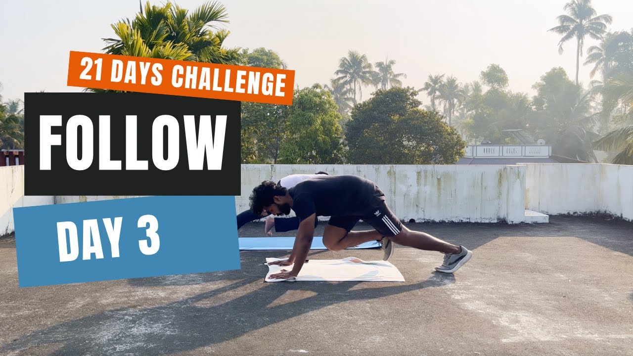 21 Days weight loss challenge | Day 3 - Abs training & cross fits ...