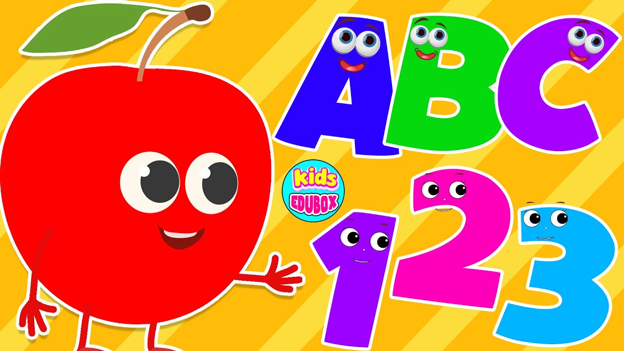 ABC, 123 & Shapes Learning Videos For Preschool | ABC And One Two Three ...