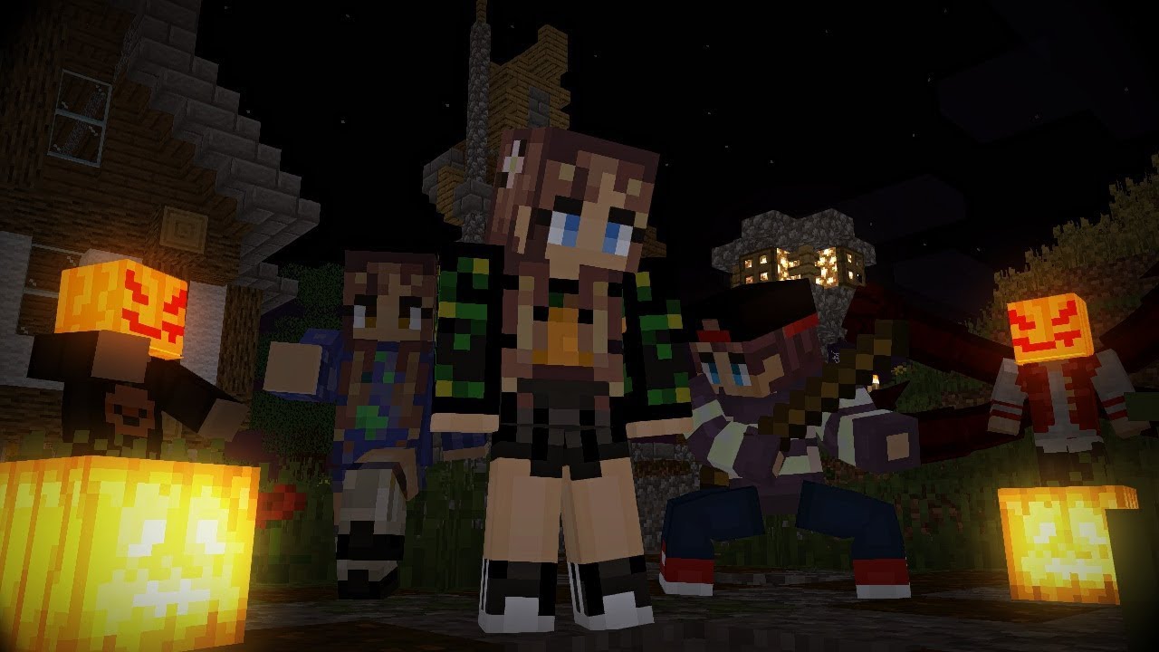 Halloween Night - Minecraft | Builder Buddies Animation - YouTube