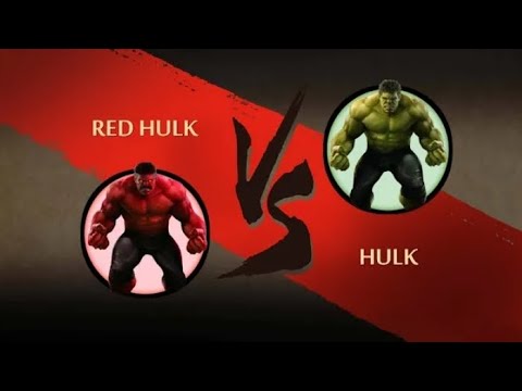Red Hulk vs Hulk Shadow Fight 2 - YouTube