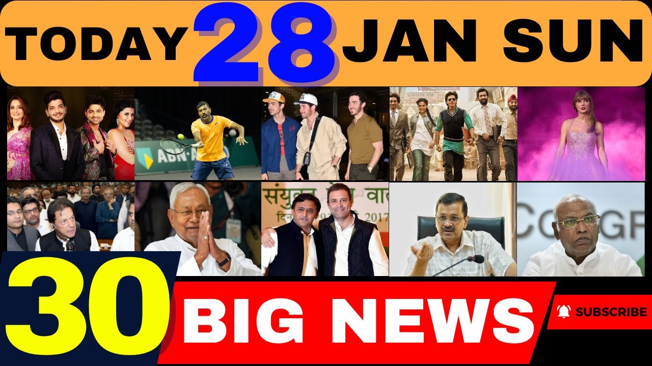 28 January 2024 Morning Big Breaking News || Morning Headlines Today ...