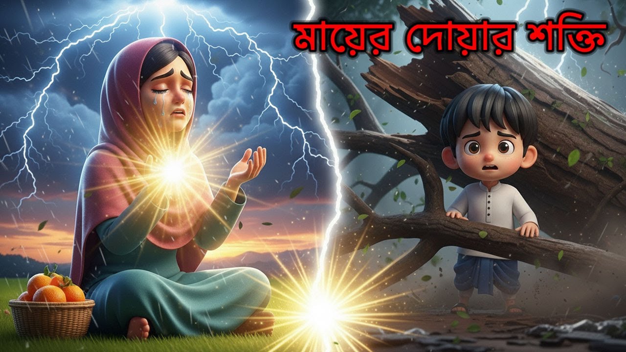 মায়ের দোয়ার শক্তি ⭕ইসলামিক কার্টুন || Islamic Cartoon bangla || New ...