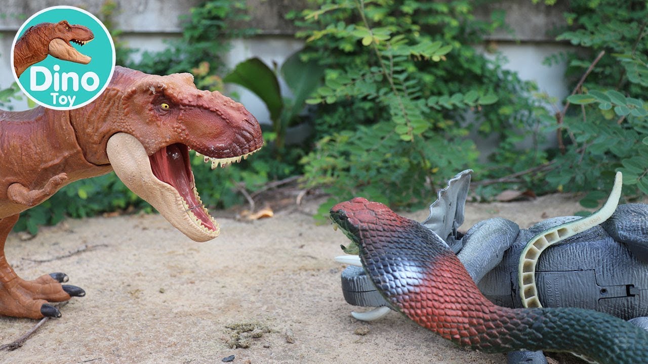 T Rex Dinosaur toy VS Viper toy | Dino toy Ep.23 - YouTube