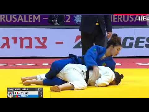 [Judo] BELLANDI A. (ITA) vs SAMPAIO P. (POR) 78Kg Jerusalem Master 2022 - YouTube