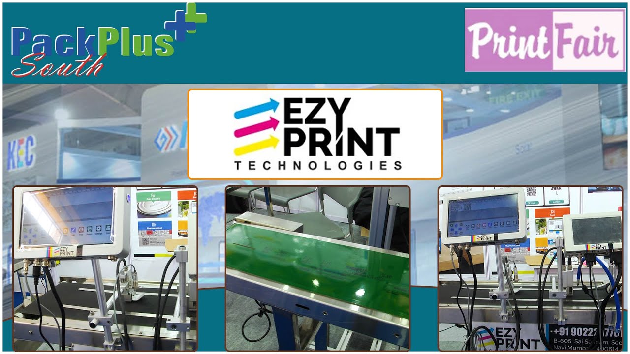 Thermal Inkjet Printers | Ezy Print Technologies | PackPlus South Expo 2023 | Hybiz Now - YouTube