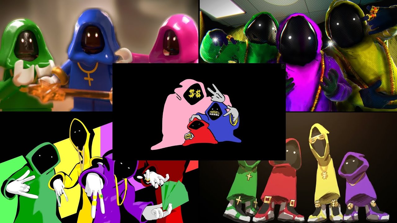 Shadow Wizard Money Gang meme in different versions - YouTube