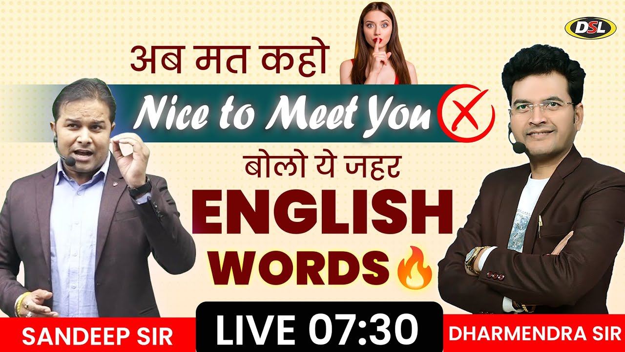 Stop saying "Nice to meet you" | Use these Alternatives to SOUND LIKE A ...