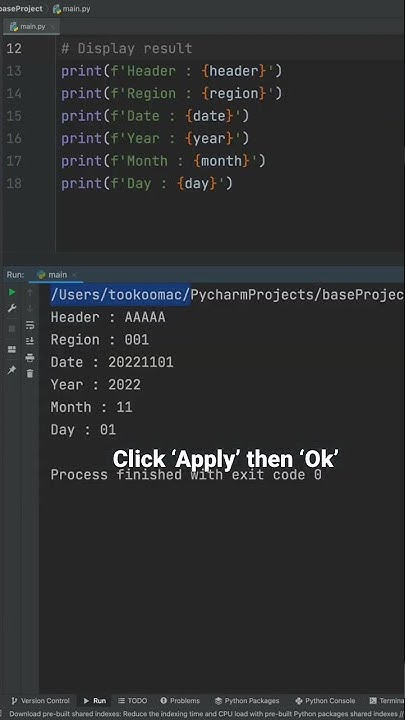 PyCharm - How to Hide path / Fold lines in console output - YouTube