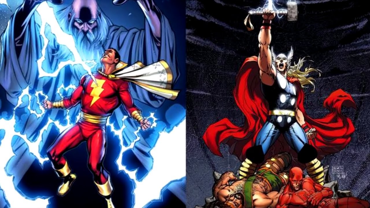 SHAZAM vs THOR | ¿Quién Ganaría? | EPIC VERSUS ⚡⚡⚡ - YouTube