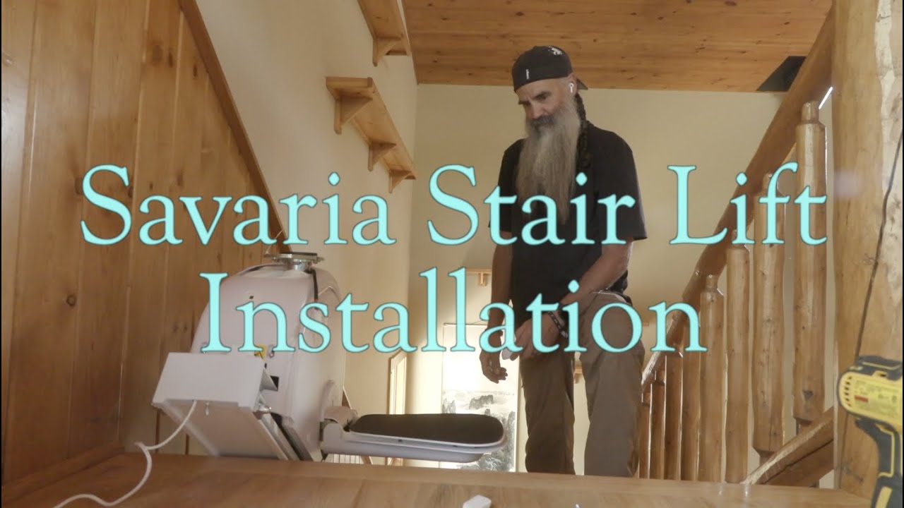 A Tad Short: Savaria Stair Lift Installation by Caliber - YouTube