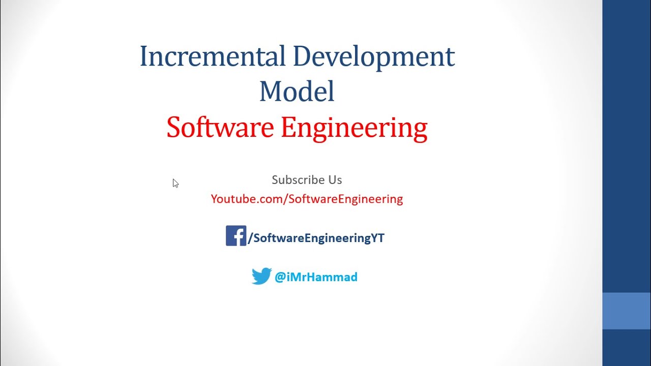 Incremental Model SDLC in Software Engineering Hindi/Urdu - YouTube