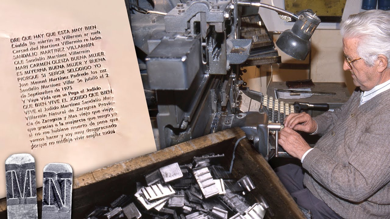 La LINOTIPIA del siglo XIX. Composición de TEXTOS, IMPRESIÓN y complejo ...