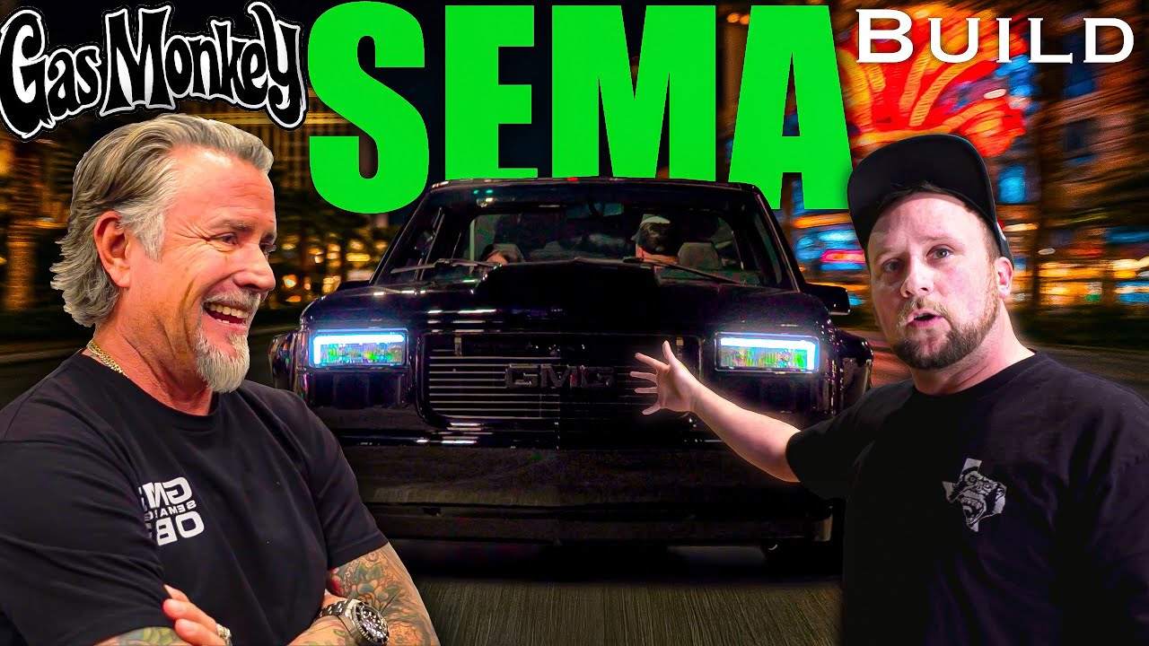 Gas Monkeys 2000hp SEMA Truck Build! Revealed & Driven in Las Vegas ...