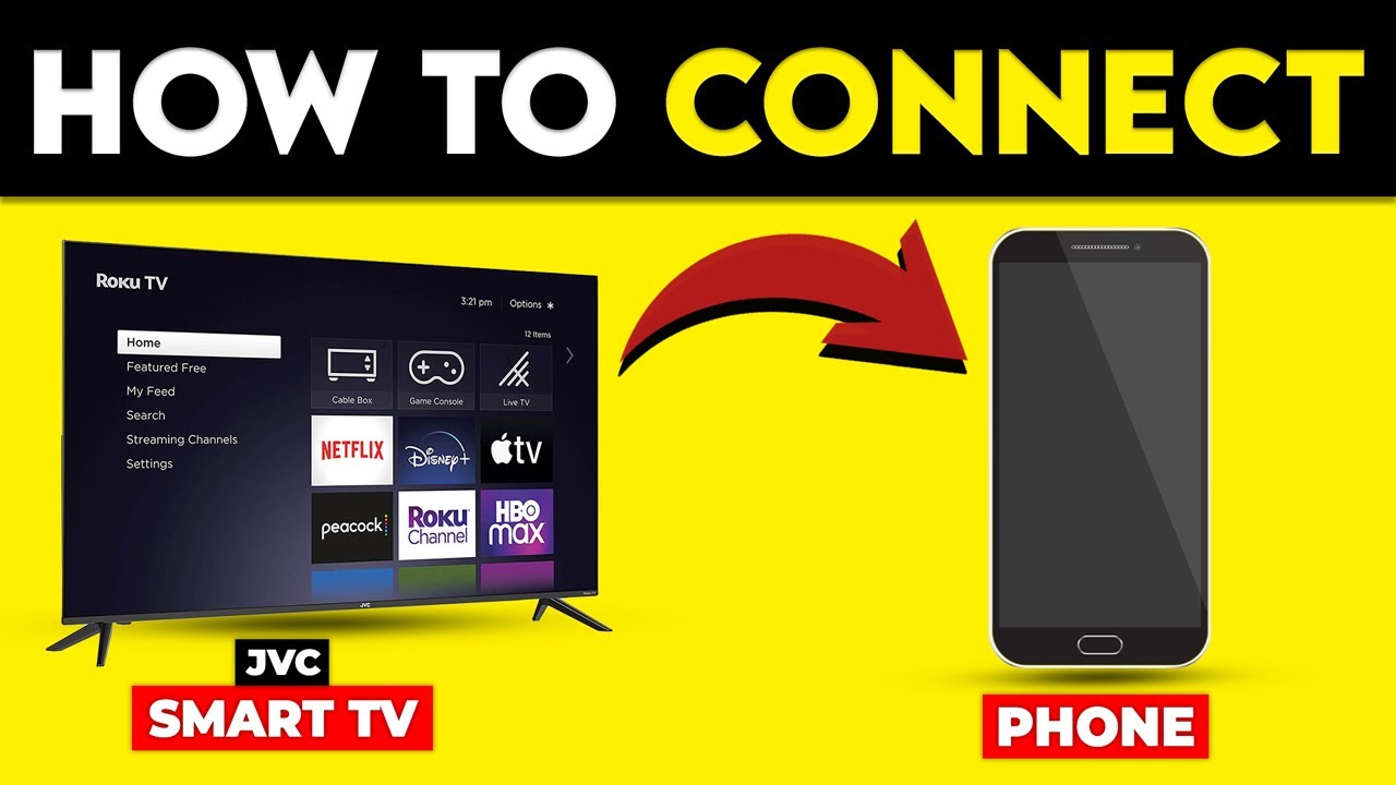 How To Connect JVC Smart TV To Phone (How To Cast And Screen Mirror ...