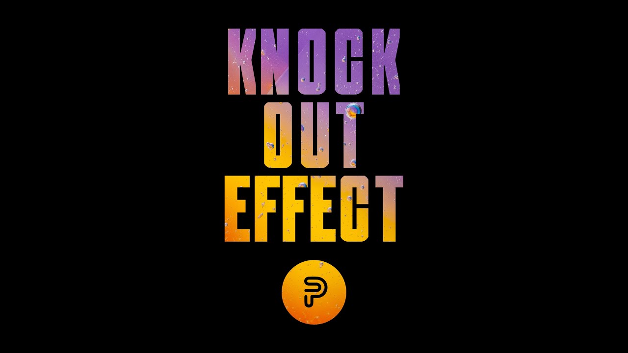 Easy Knockout Text Effect | Photoshop Tutorial #Shorts - YouTube