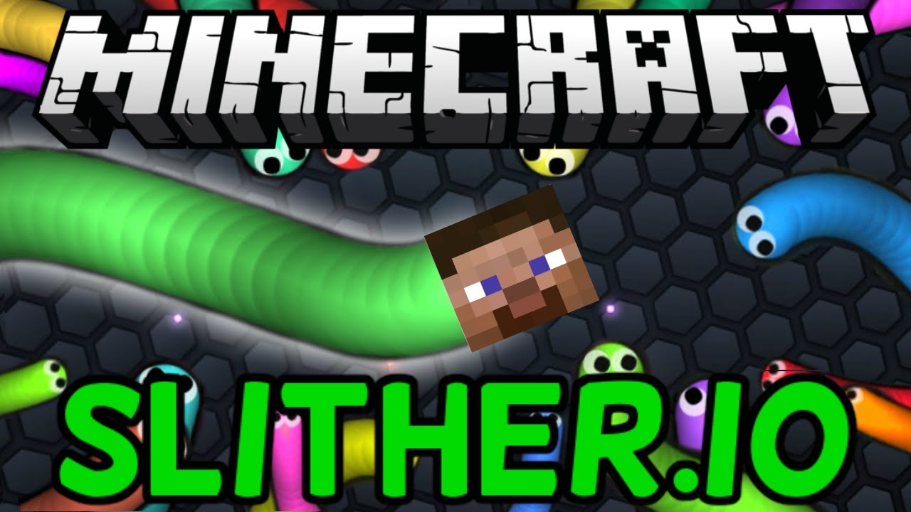 SLITHER.IO IN MINECRAFT! - YouTube