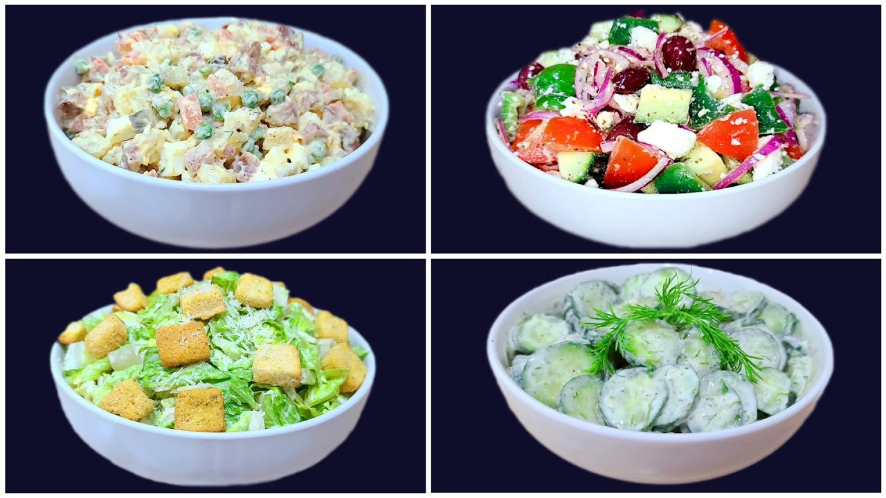 4 World’s Most Famous Salads That I Can't Stop Eating! Simple and Tasty ...