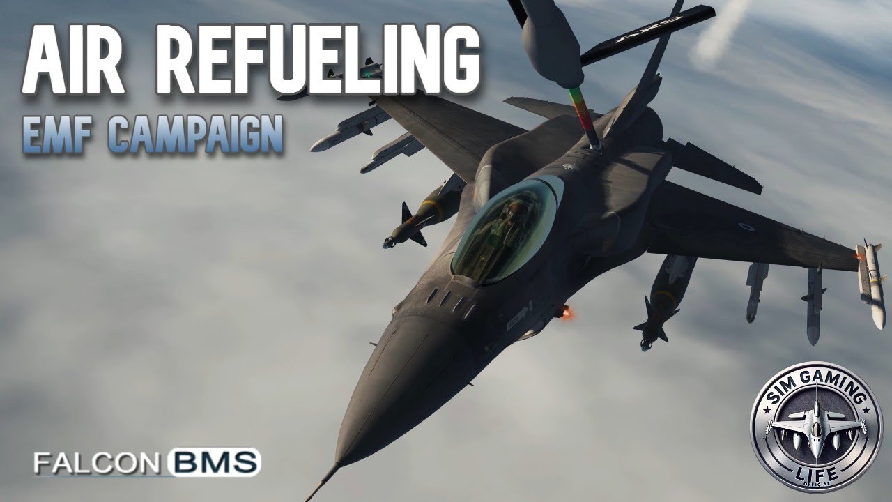 F-16 Air-to-Air Refueling - EMF Campaign | Falcon BMS - YouTube