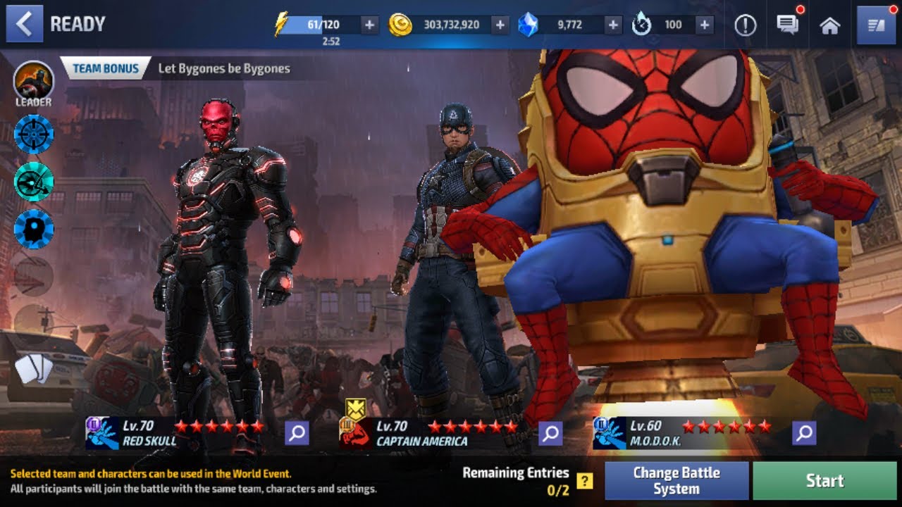Marvel Future Fight World Event Captain America, Red Skull, MODOK - YouTube
