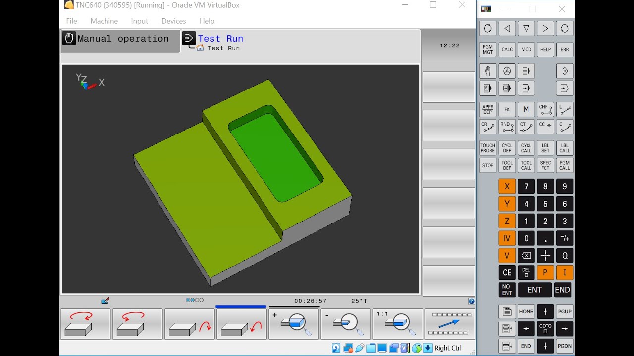 Heidenhain TNC640 - Programming- Fixed Cycles - RECTANGULAR POCKET (Cycle 251) - Part 2 ...