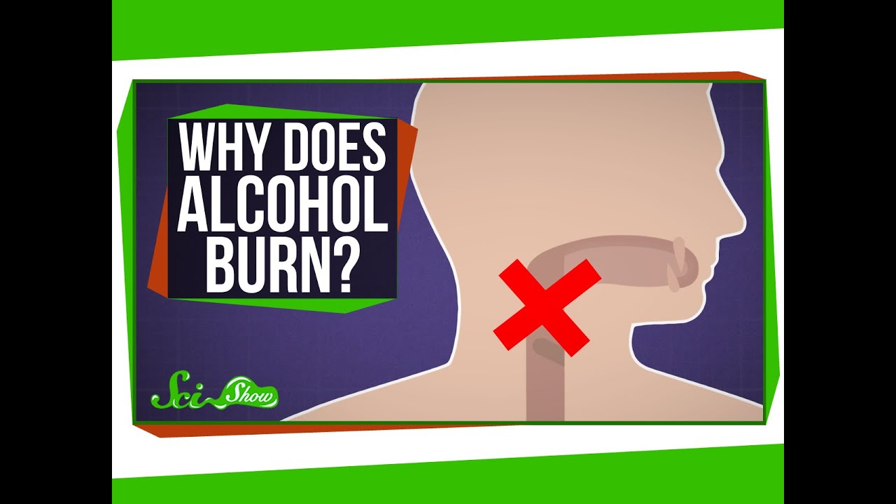 Why Does Alcohol Burn When You Drink It? - YouTube