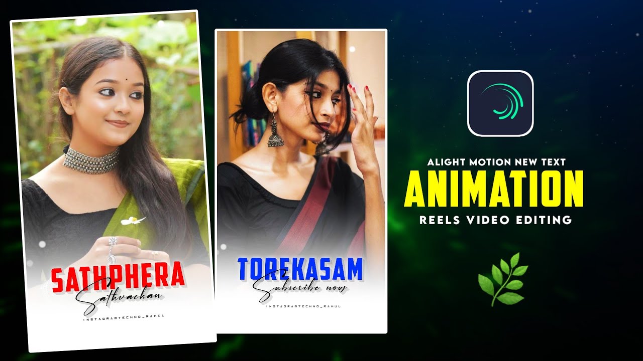 Alight Motion Lyrics Animation Video Editing | Instagram Trending Lyrics Video Editing |Techno ...