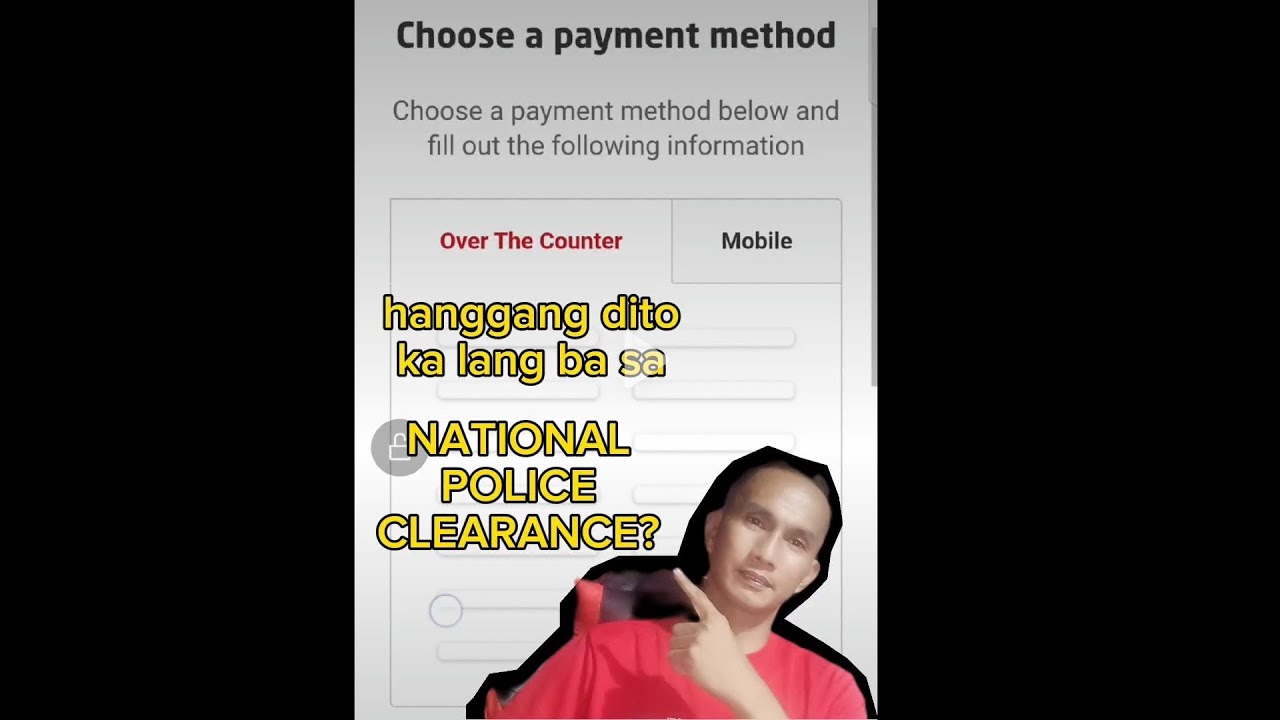 Paano mag bayad or payment sa NATIONAL POLICE CLEARANCE - YouTube