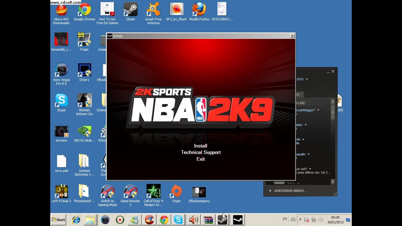 [Video TUTO] NBA 2K9 Free on Steam - YouTube